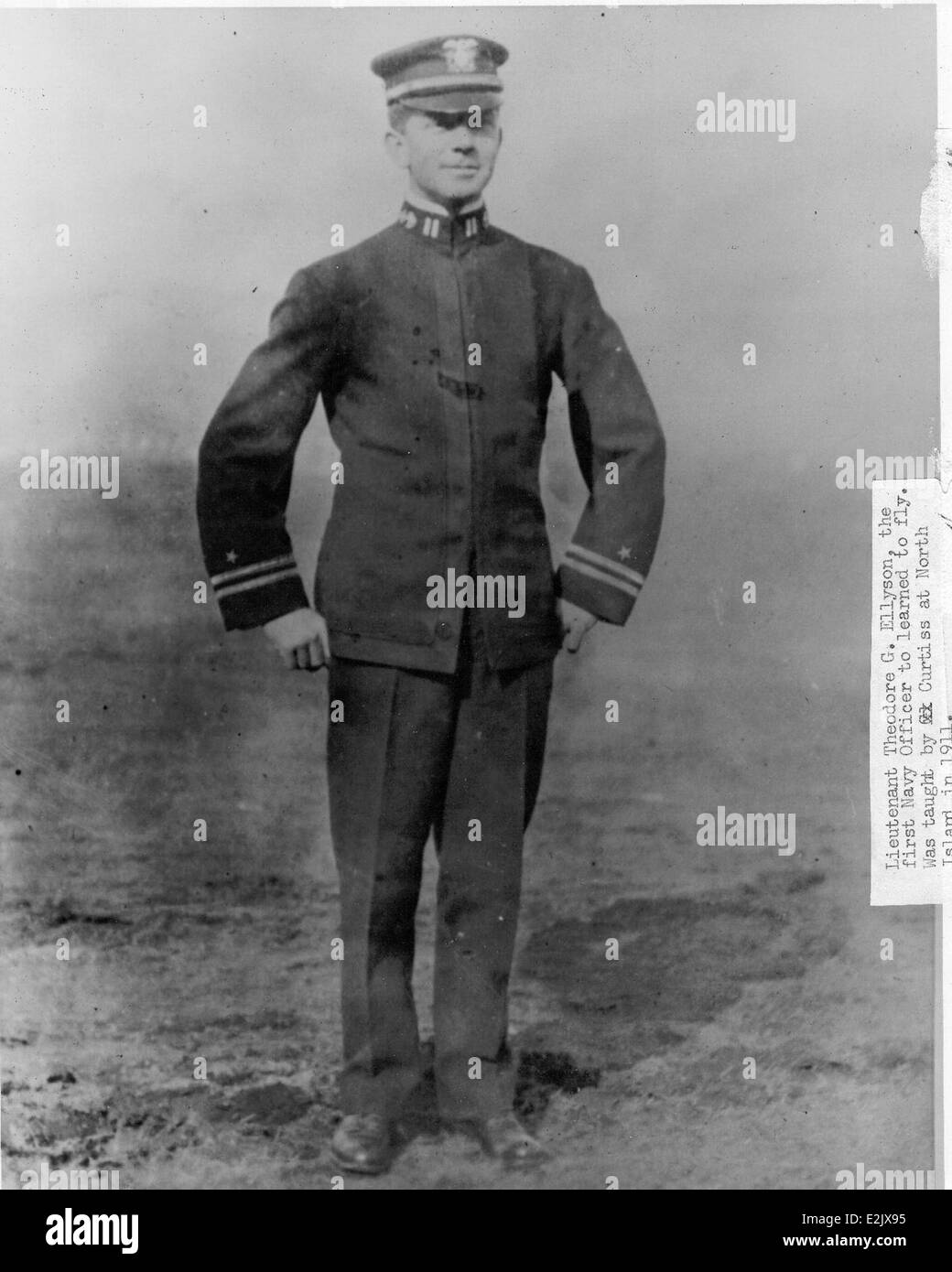 Lieutenant Theodore G. Ellyson, the first Naval Aviator in the United ...