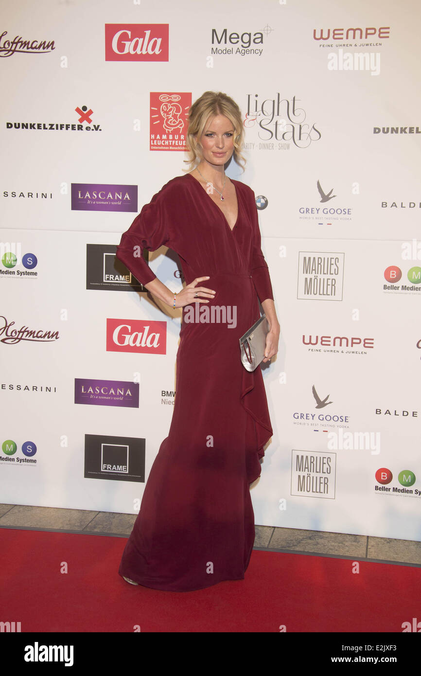 Carolin Winberg at Light & Stars charity dinner show of Dunkelziffer e ...