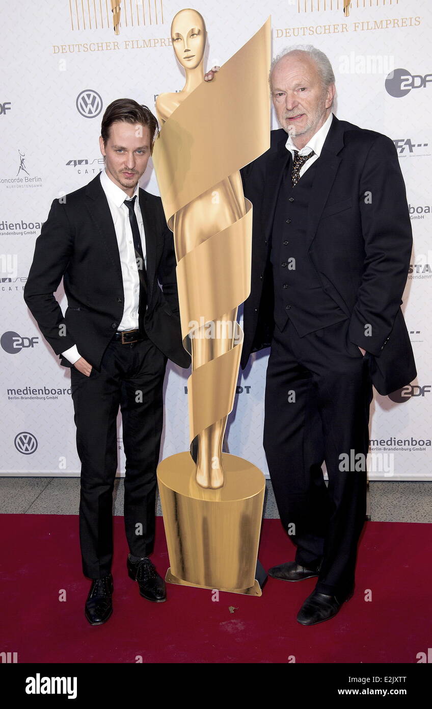 Michael Gwisdek and Tom Schilling at Deutscher Filmpreis (German Movie ...