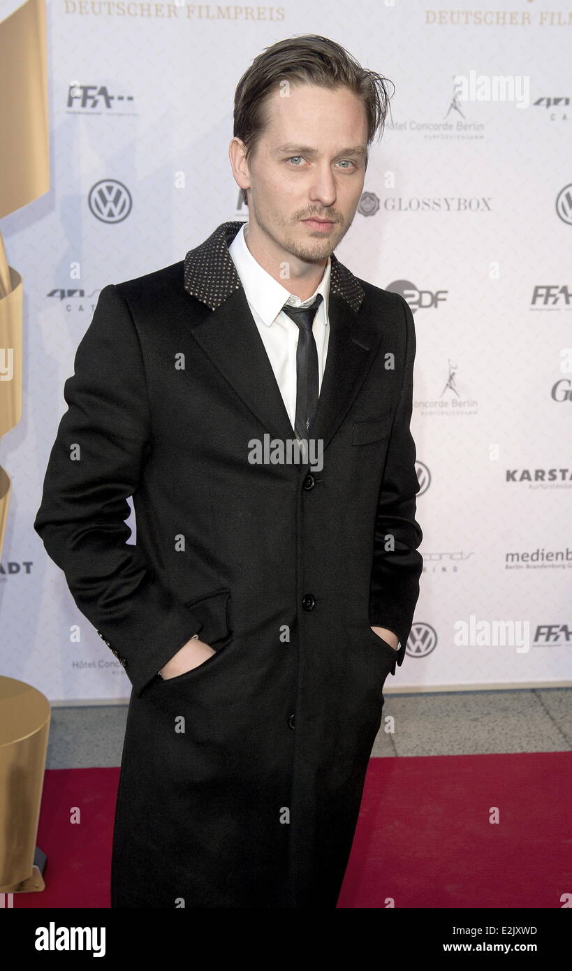 Tom Schilling at Deutscher Filmpreis (German Movie Award) nomination ...