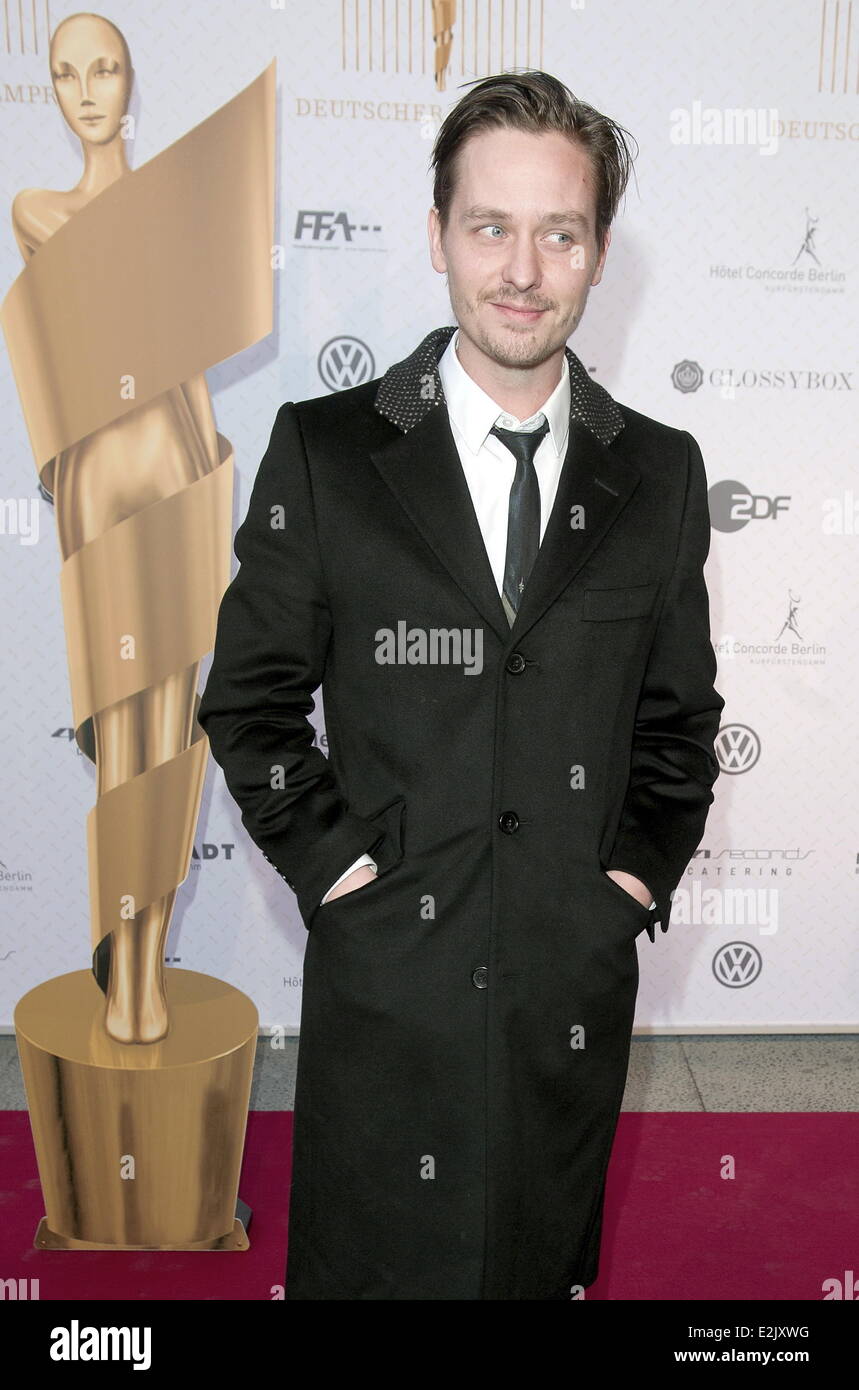 Tom Schilling at Deutscher Filmpreis (German Movie Award) nomination ...
