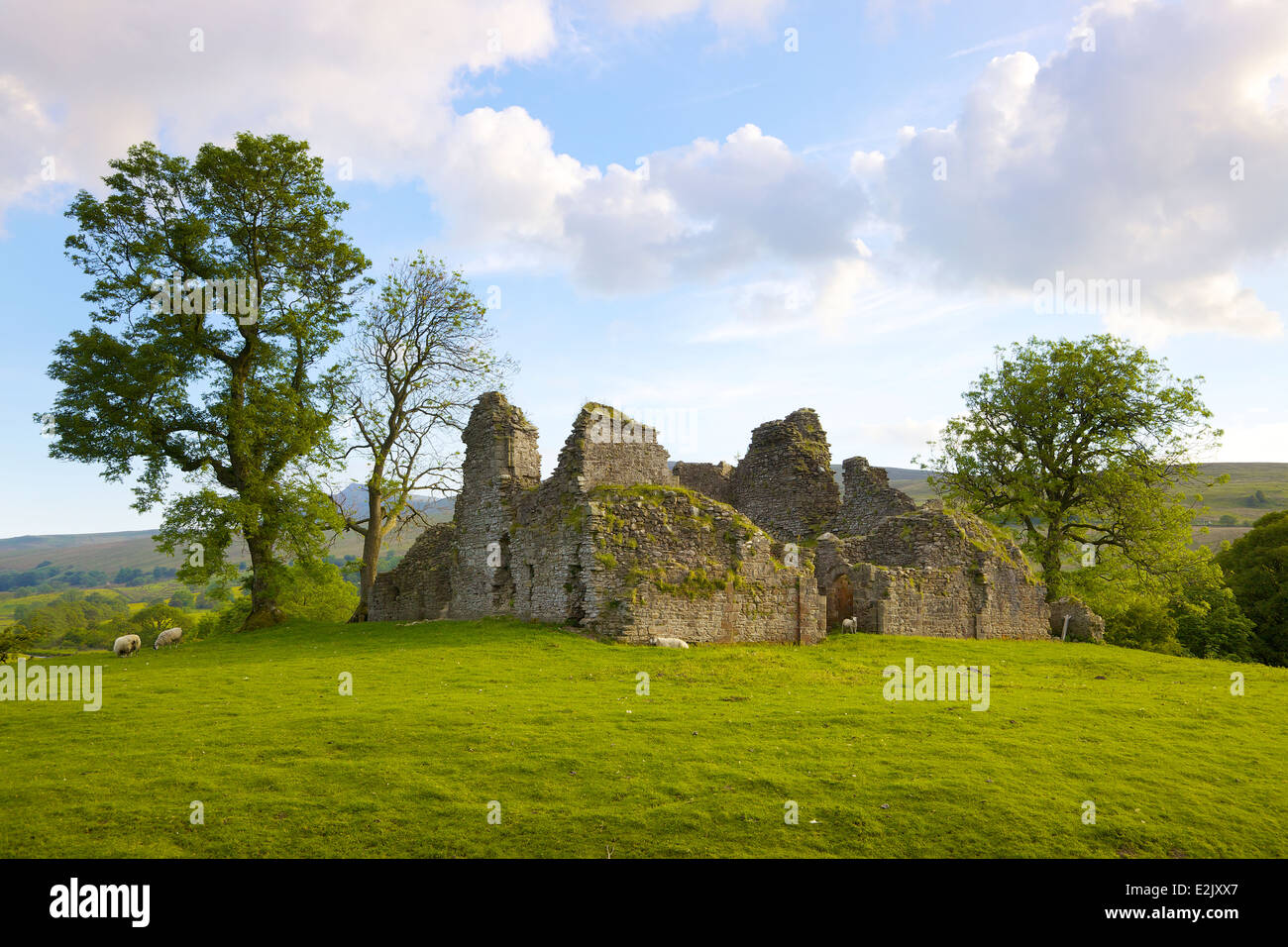 Pendragon Castle ruins of 12th century Norman fortification ...
