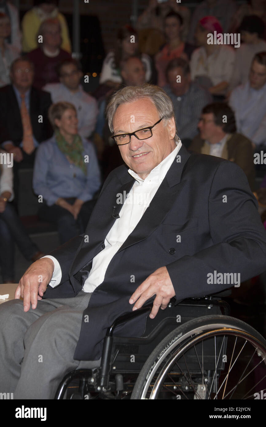 Udo Reiter on German ZDF TV talkshow Markus Lanz. Where: Hamburg ...