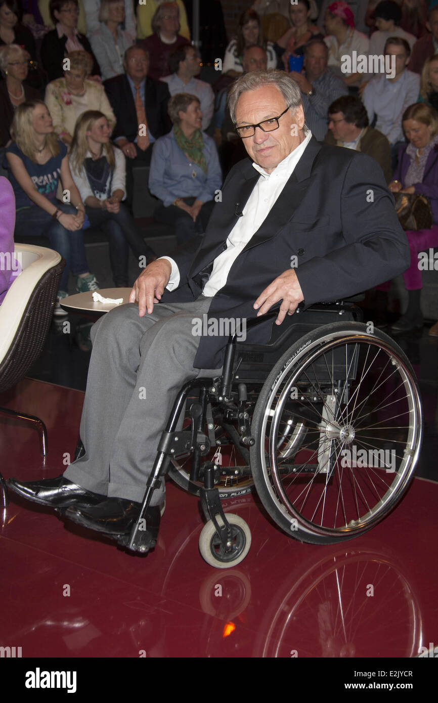 Udo Reiter on German ZDF TV talkshow Markus Lanz. Where: Hamburg ...