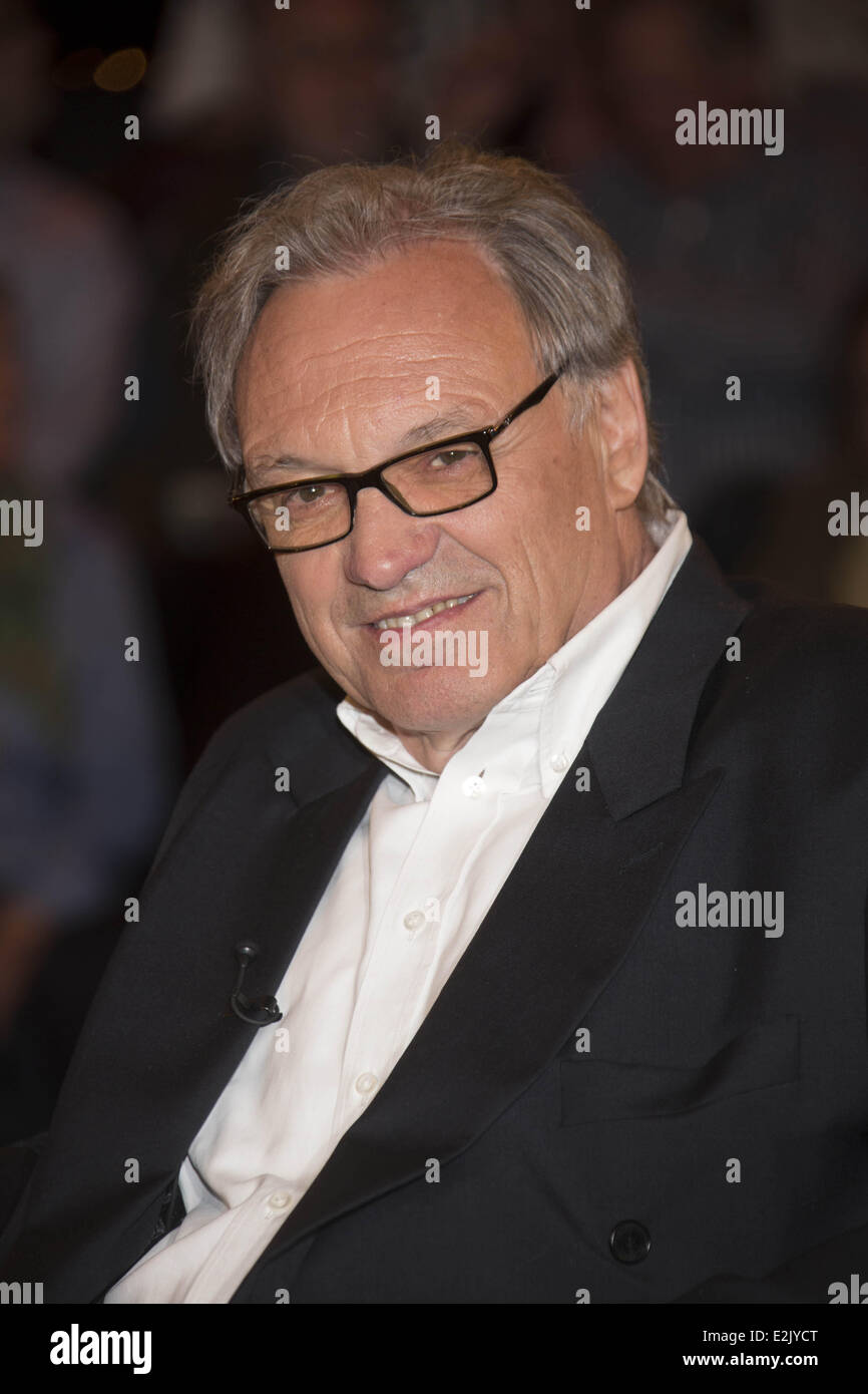 Udo Reiter on German ZDF TV talkshow Markus Lanz. Where: Hamburg ...
