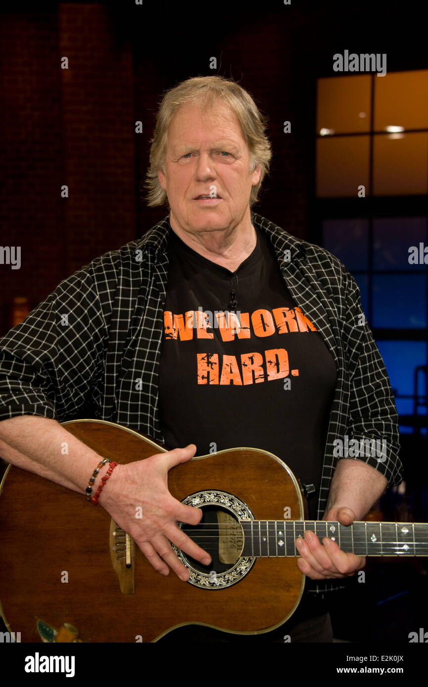 Gunter Gabriel at German TV show Koelner Treff at WDR studios ...