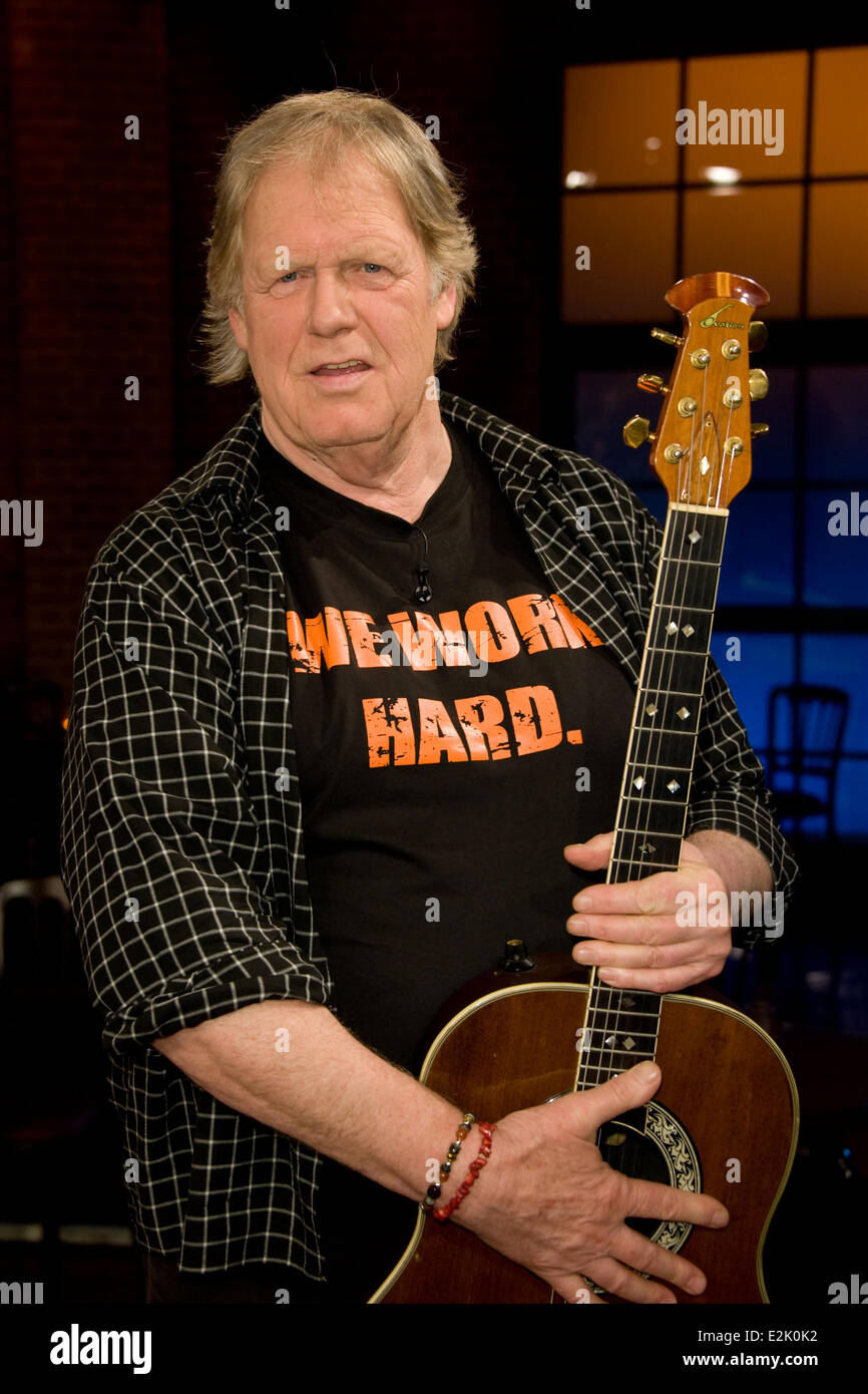 Gunter Gabriel at German TV show Koelner Treff at WDR studios ...