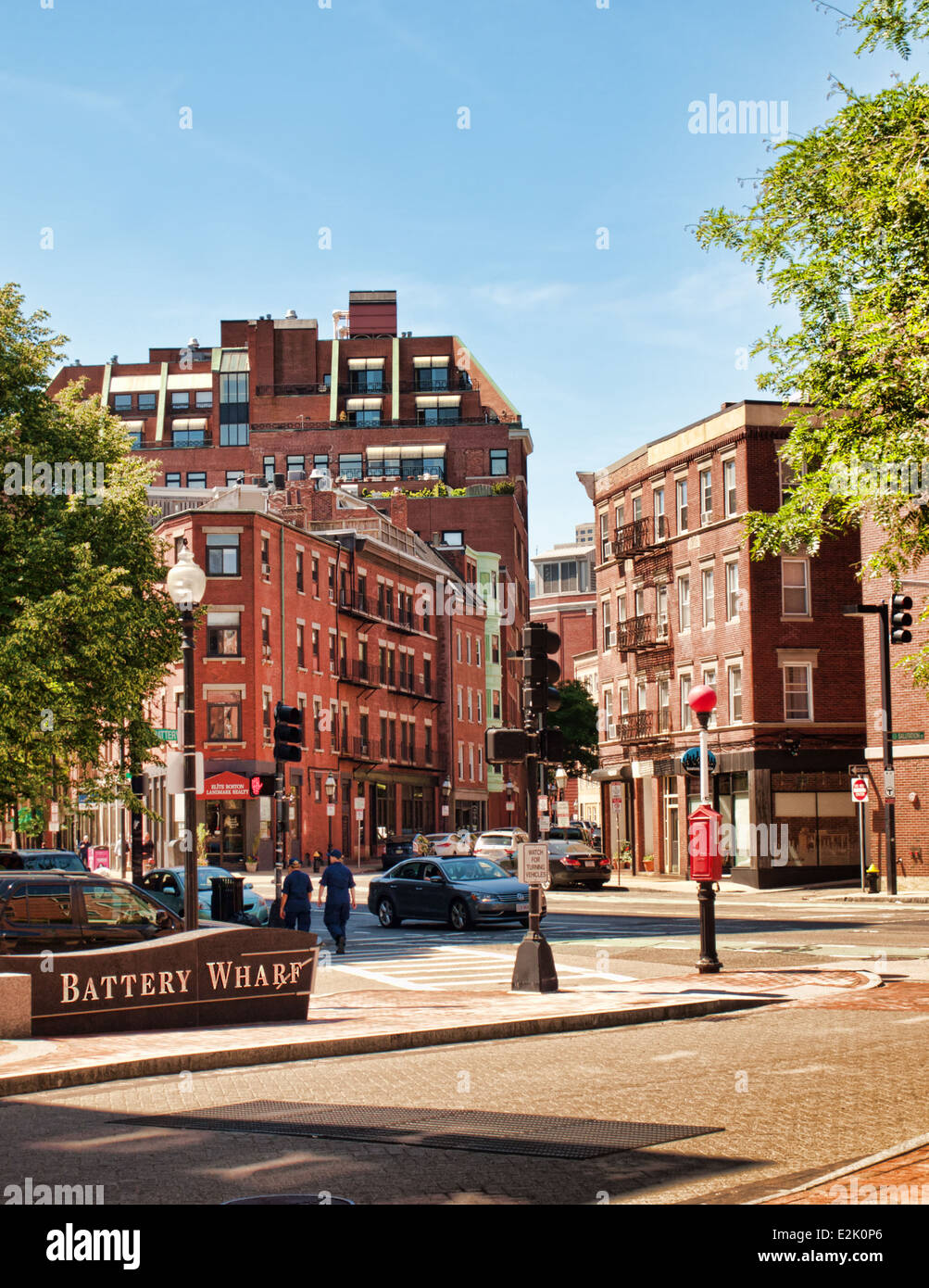Battery Wharf in Boston, Massachusetts Stock Photo - Alamy