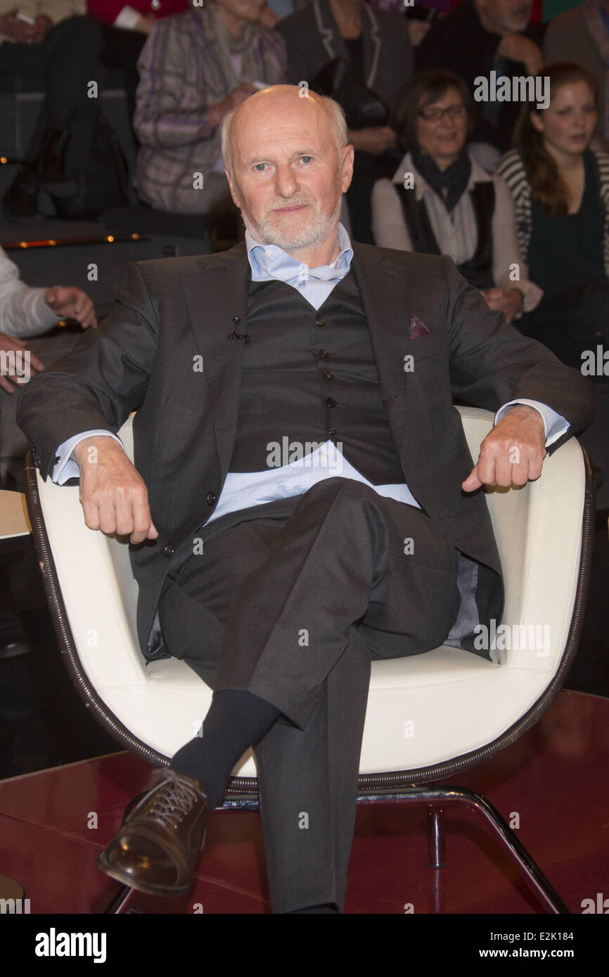 Dirk Rossmann on German ZDF TV talkshow Markus Lanz. Where: Hamburg ...