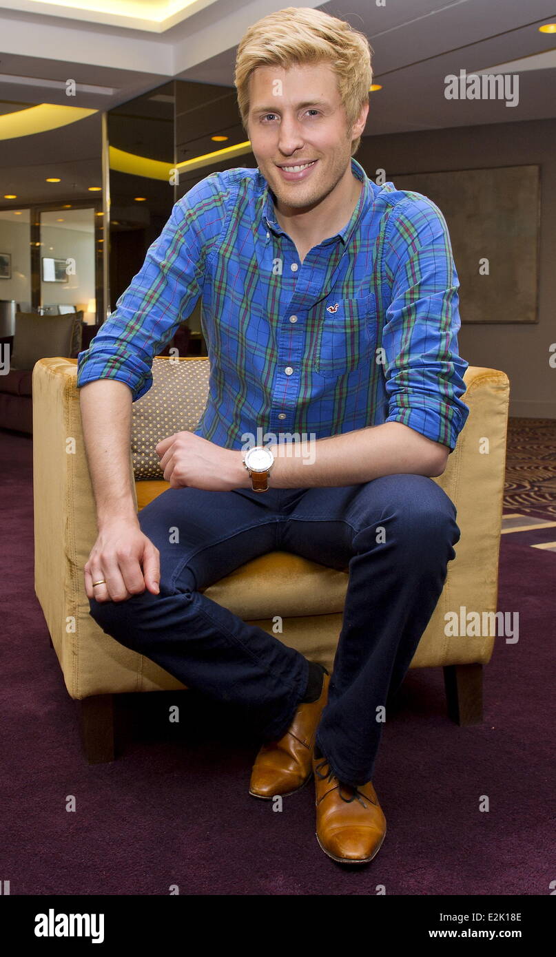 Maxi Arland at a crafting photocall with SOS-Kinderdorf Moabit at ...