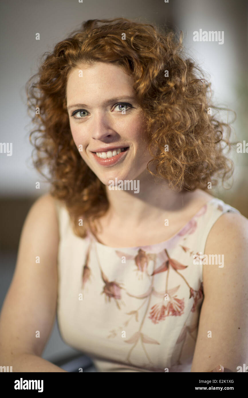 Janina Isabell Batoly at a photocall for the 18th Birthday of the ...