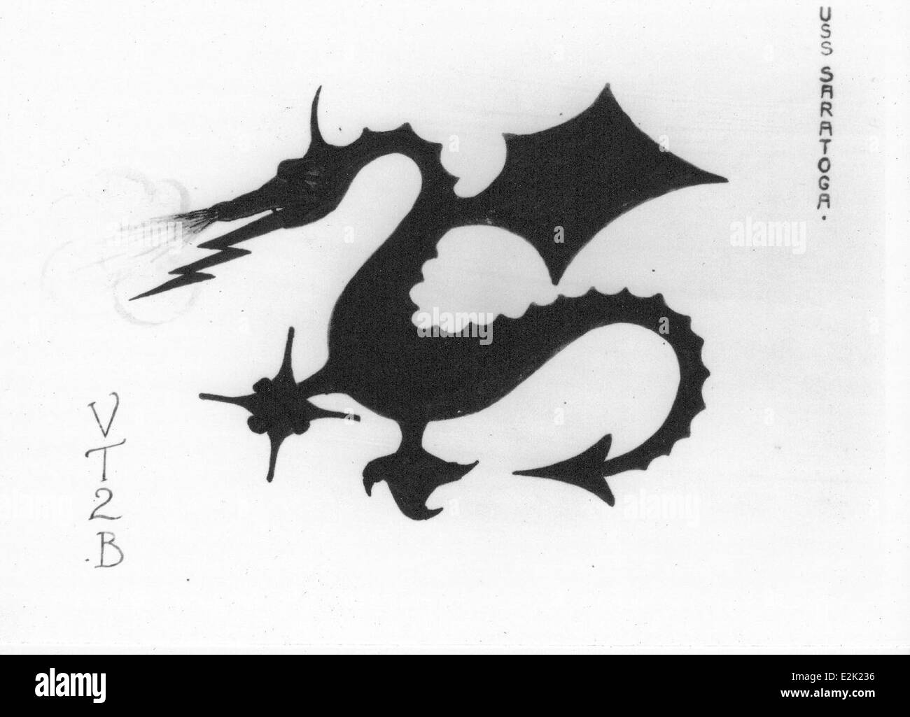 The VT-2B squadron insignia represents the training and operational ...