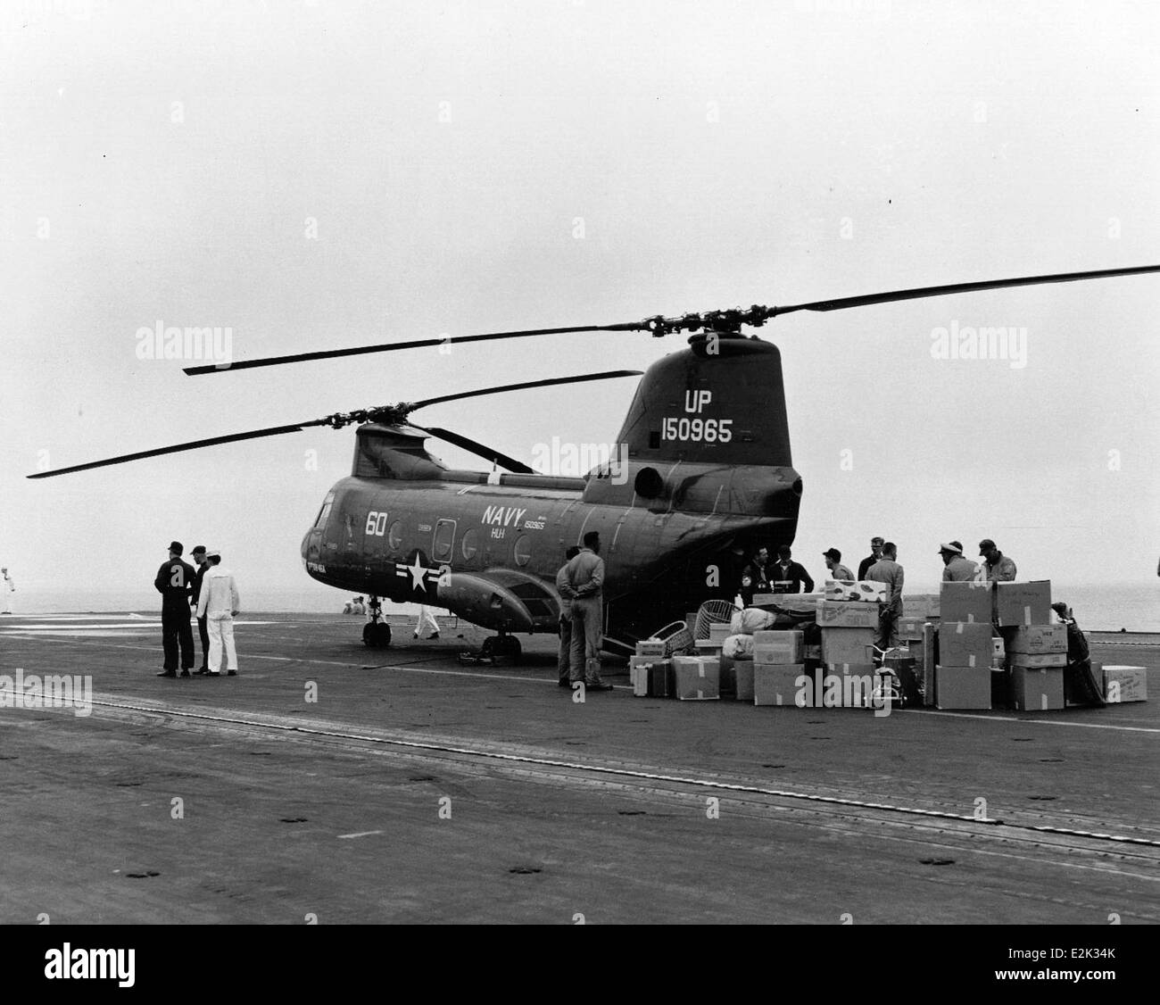 The Vertol HH-46A, BuNo 150965, is a U.S. military helicopter used ...