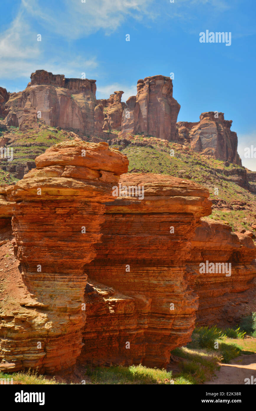 Long Canyon near Moab, Utah Stock Photo - Alamy