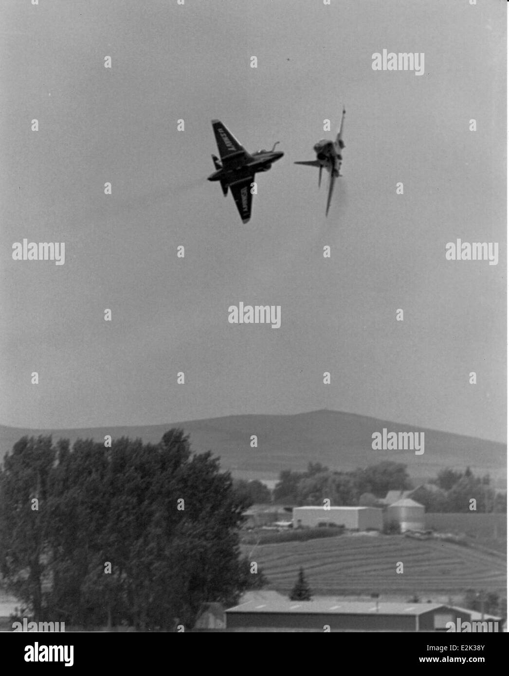 The Douglas A-4F Skyhawk, aircraft number 01, was flown by the U.S ...