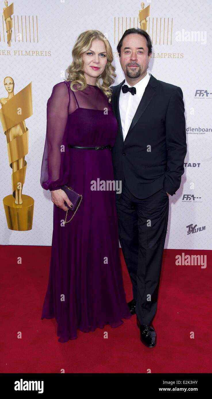 Jan-Josef Liefers and Anna Loos at Deutscher Filmpreis (German Movie ...