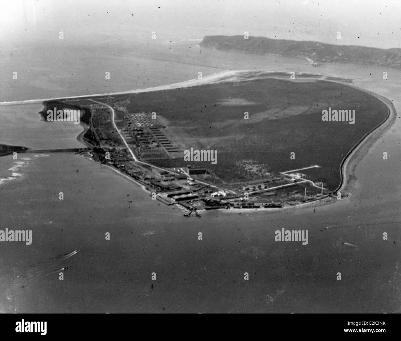 This aerial photo from NAS NI (Naval Air Station Norfolk Island) in ...