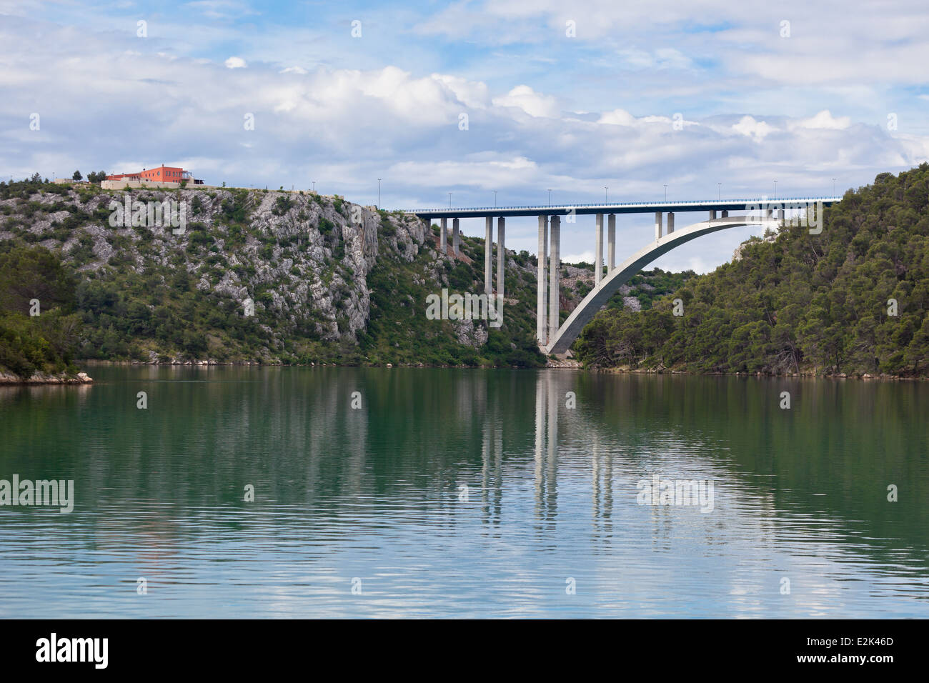 Highway bridge over krka hi-res stock photography and images - Alamy