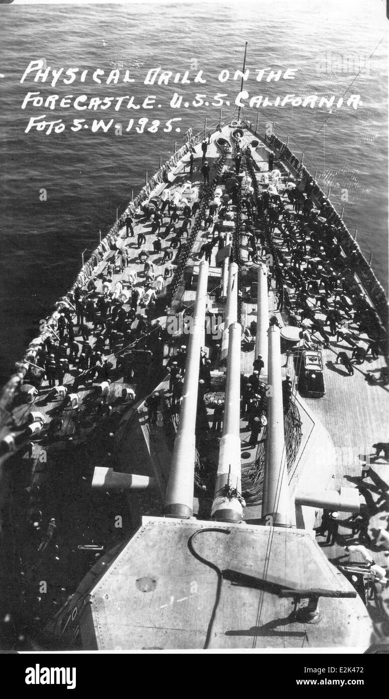 BB-44, USS California 03 Stock Photo - Alamy