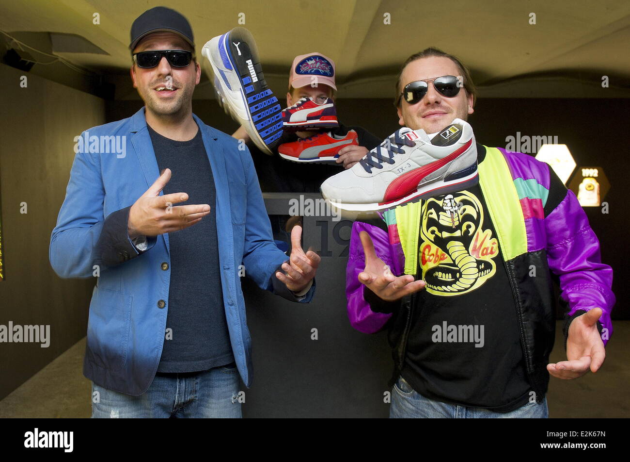 Die Atzen at Puma and Sneaker Freaker Running Book launch party at ...