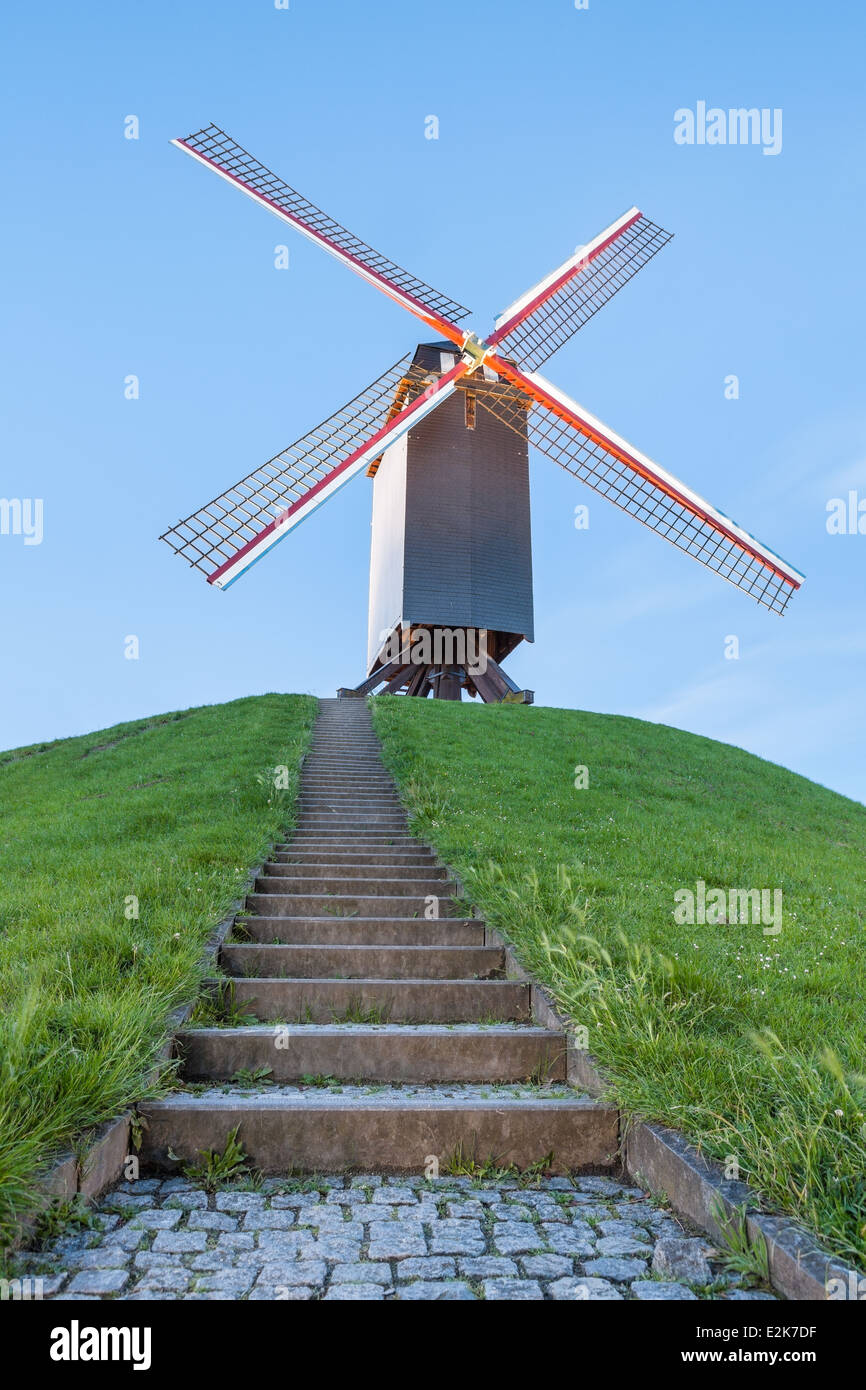 Old traditional windmill on hill hi-res stock photography and images ...