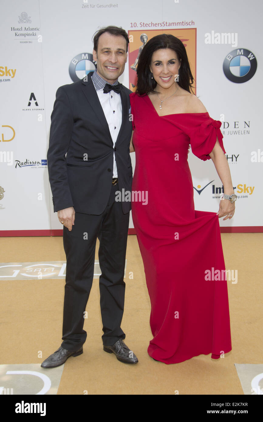Alexander-Klaus Stecher, Judith Williams at the 1st Die Goldene ...