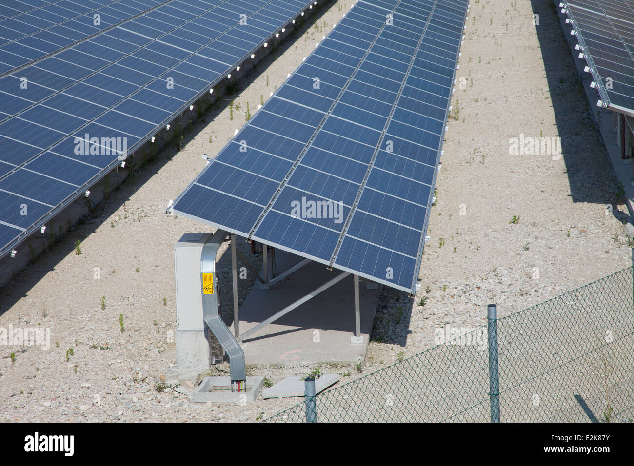 Photovoltaic solar power station Stock Photo - Alamy