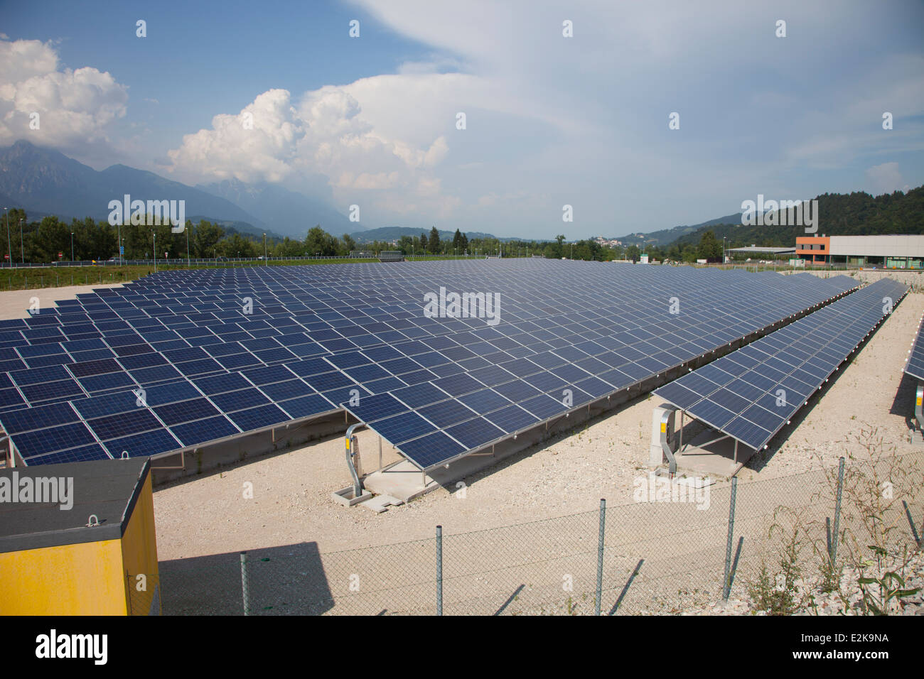 Photovoltaic solar power station Stock Photo - Alamy