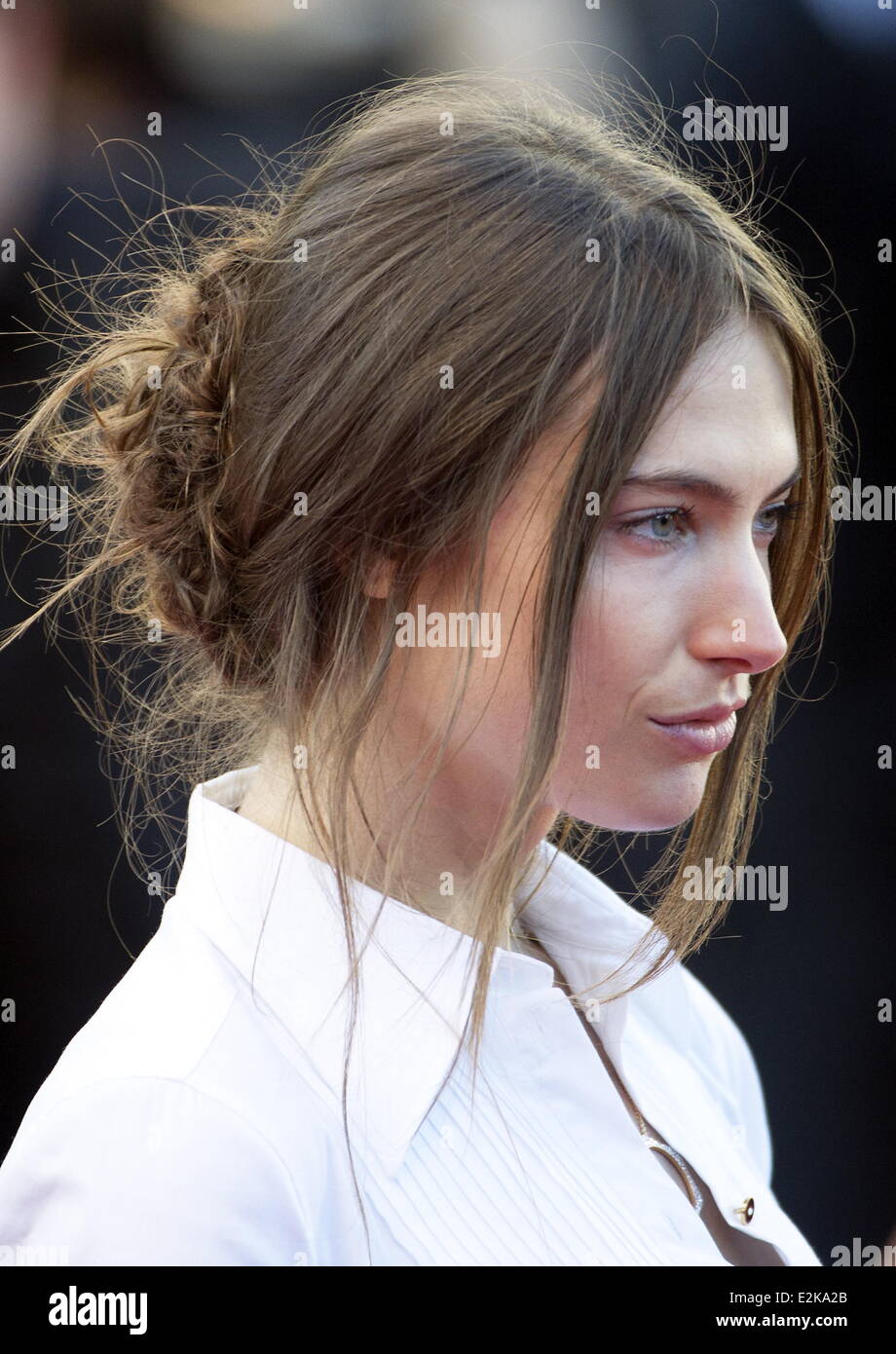 Jessica Miller at Le Passe premiere during 66th Cannes Film Festival ...