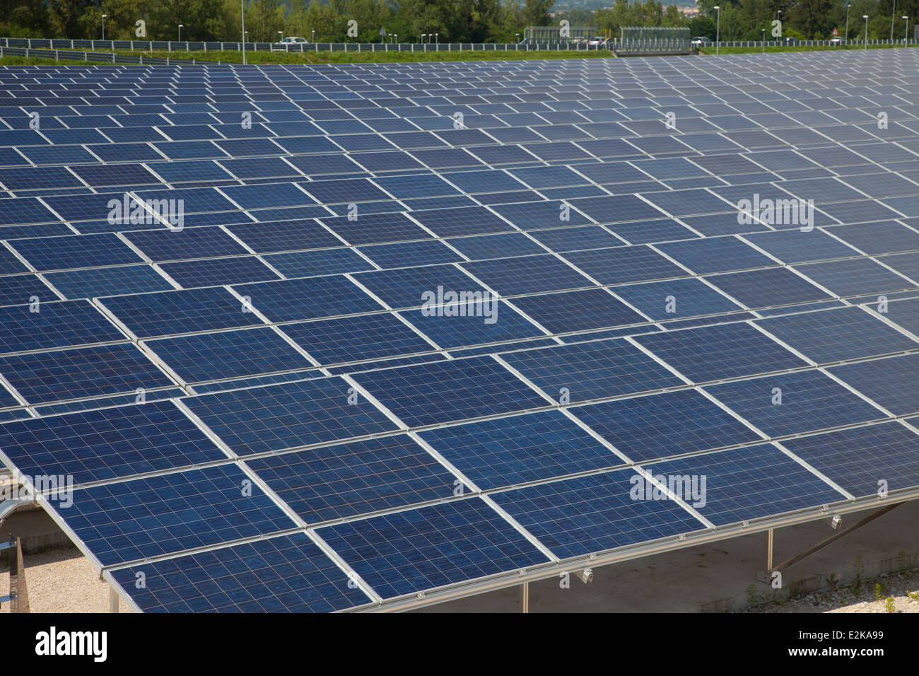 Photovoltaic solar power station Stock Photo - Alamy