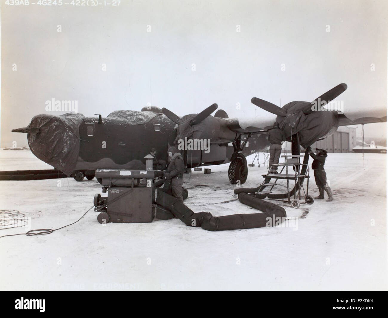 This image from the Charles Freel album features the Convair B-36, a ...