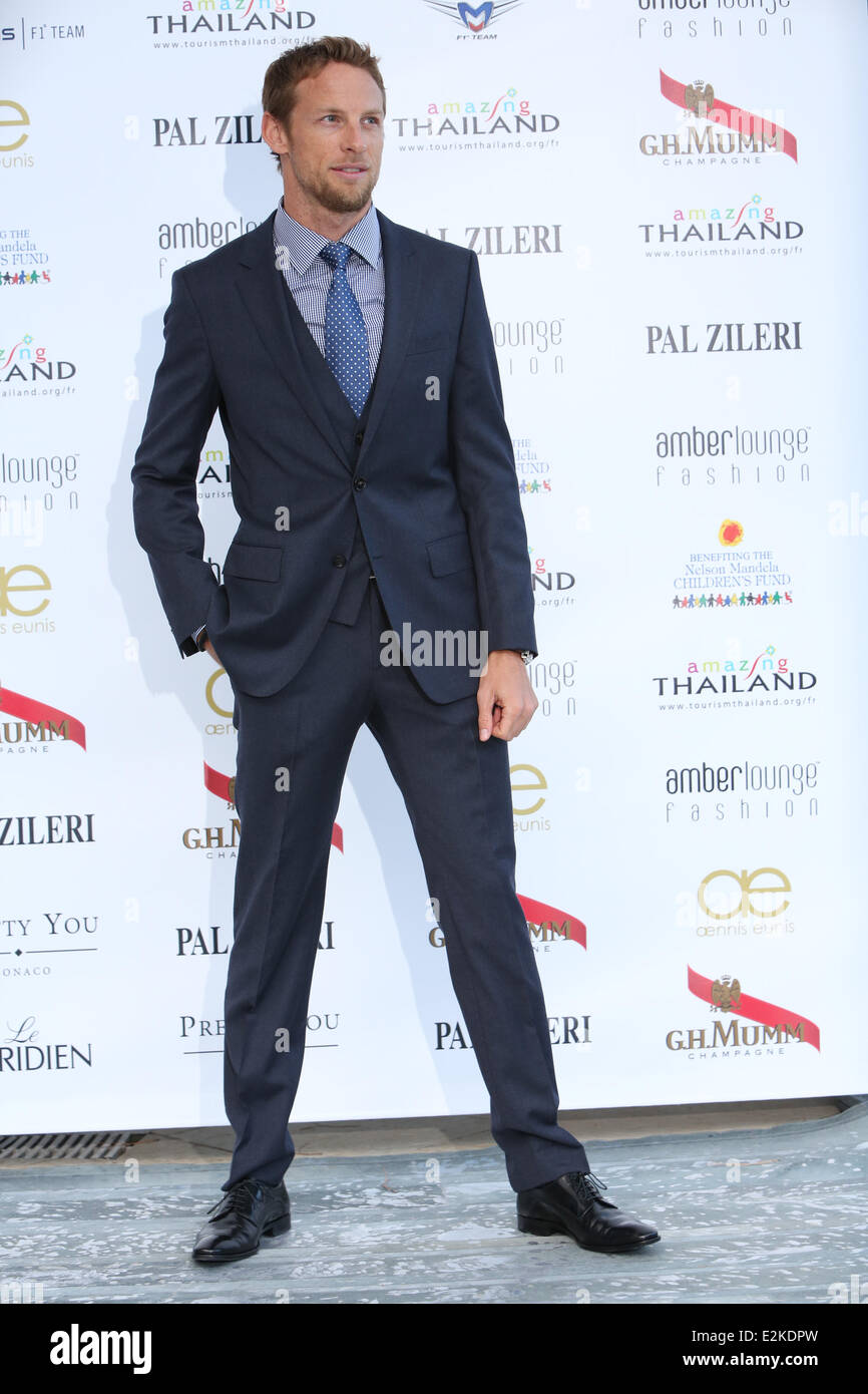 Jenson Button at the Amber Lounge Fashion Monaco 2013 at Le Meridien ...