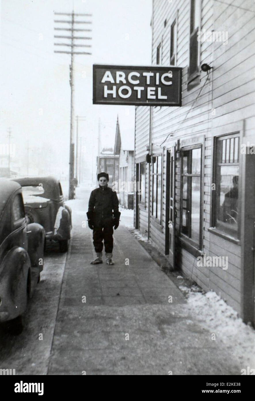 This image shows Charles Freel with a Convair B-36, a six-engine ...