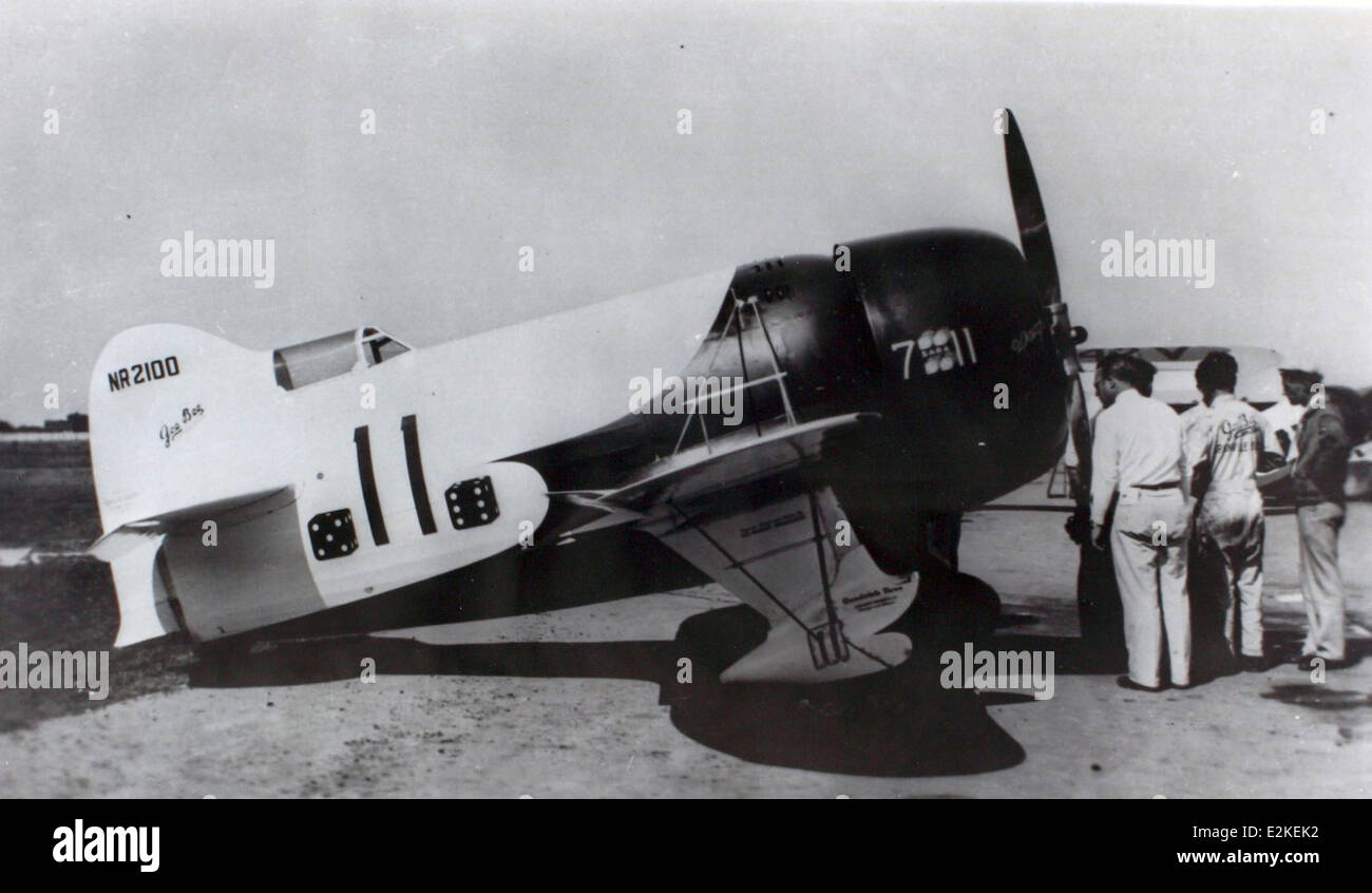 The Gee Bee R-1, aircraft No. 11, was a highly maneuverable racing ...