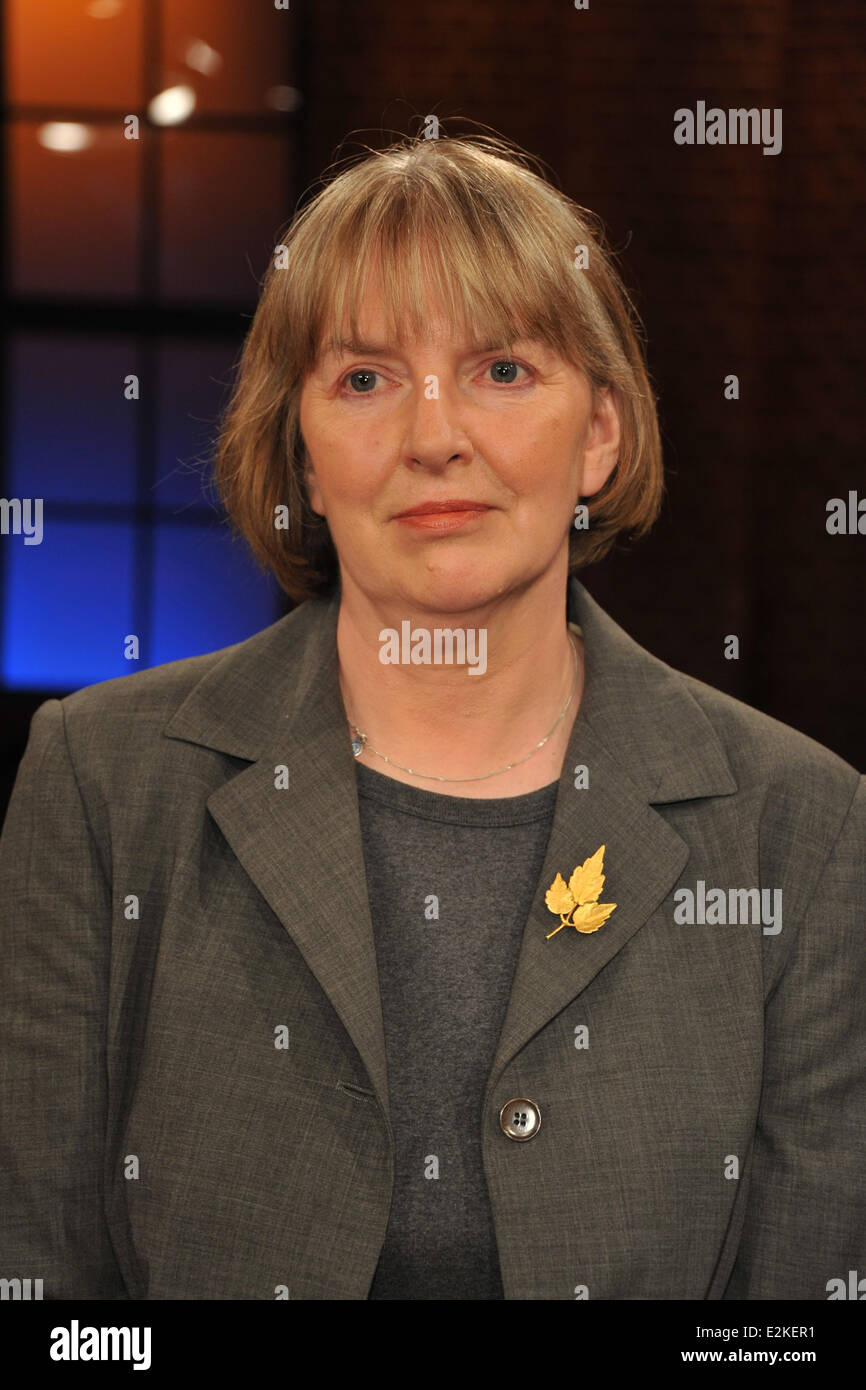 Beate Felten-Leidel at German TV show Koelner Treff at WDR studios ...