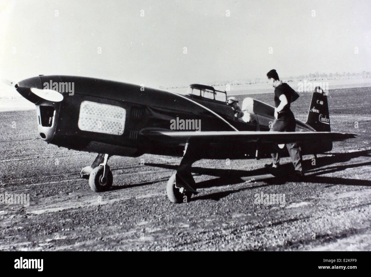 The Caudron-Renault C.460, piloted by Charles Daniels, participated in ...