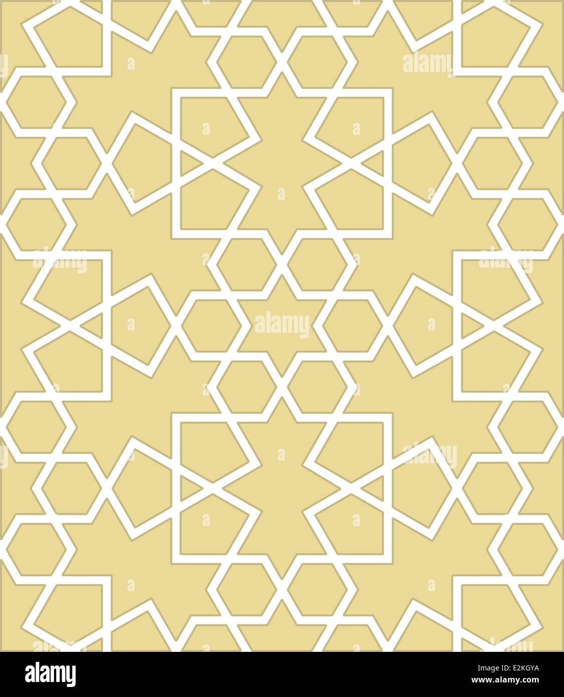 Islamic geometric pattern from the portable mihrab of Sayyida Ruqayya ...