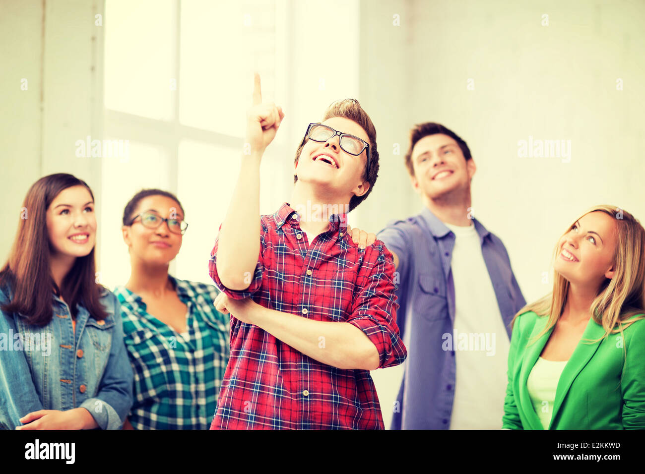 student boy at school Stock Photo - Alamy