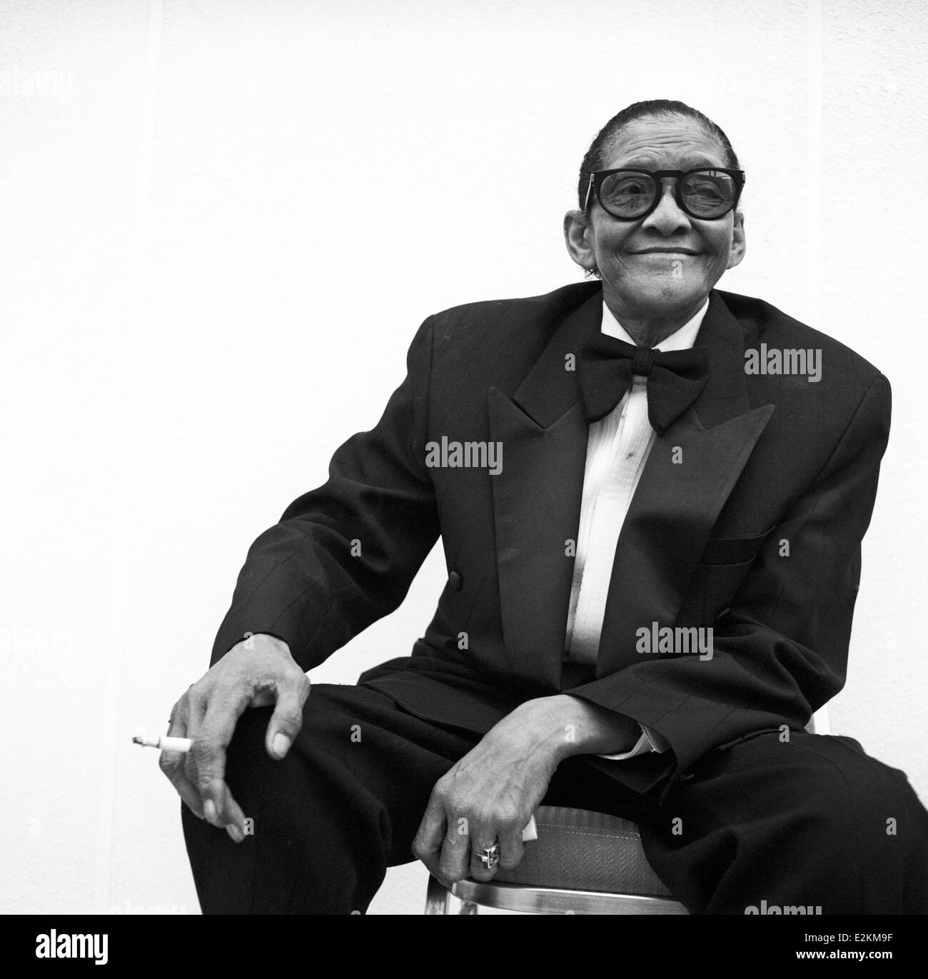 American jazz singer Jimmy Scott poses for a portrait in Los Angeles ...