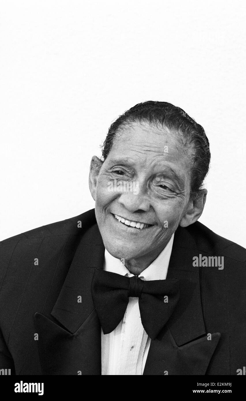 American jazz singer Jimmy Scott poses for a portrait in Los Angeles ...