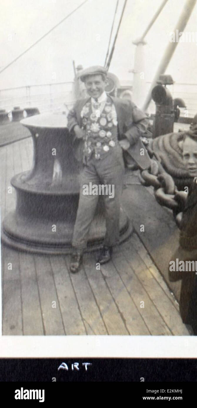 This image from the Al Menasco album shows A.R. Smith, an early air ...