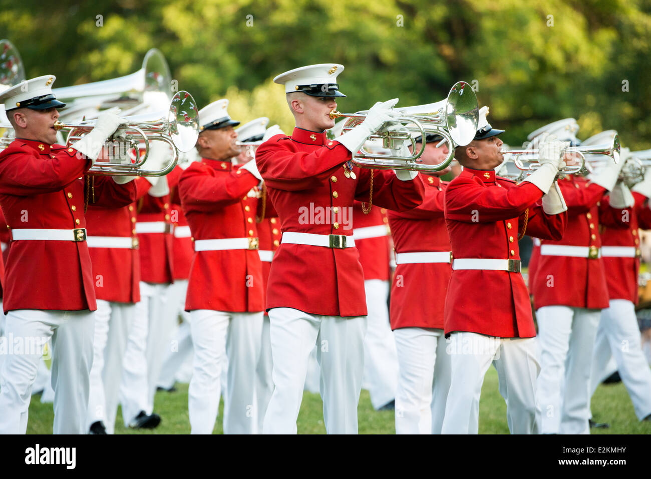 Military and brass band parade hi-res stock photography and images - Alamy
