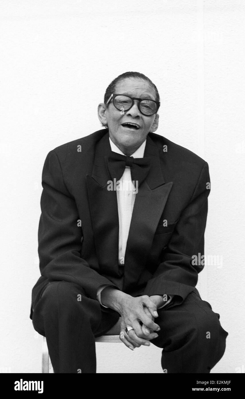American jazz singer Jimmy Scott poses for a portrait in Los Angeles ...