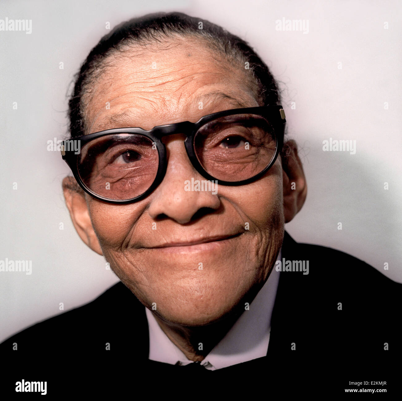 American jazz singer Jimmy Scott poses for a portrait in Los Angeles ...