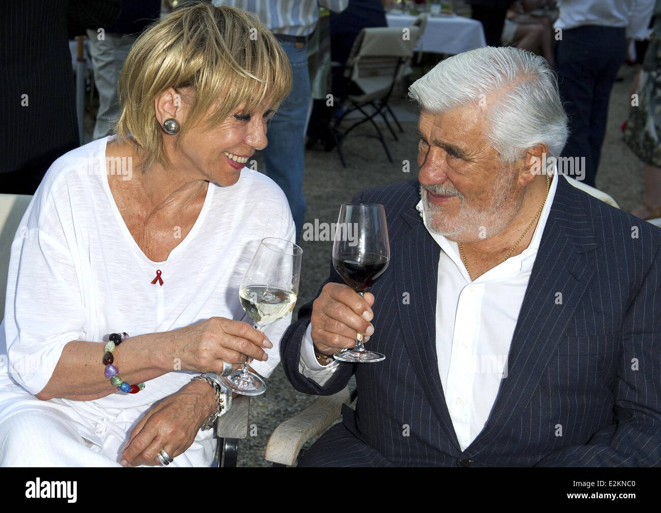 Mario Adorf and Judy Winter at Semi-Final Round of Judging EMMY Awards ...