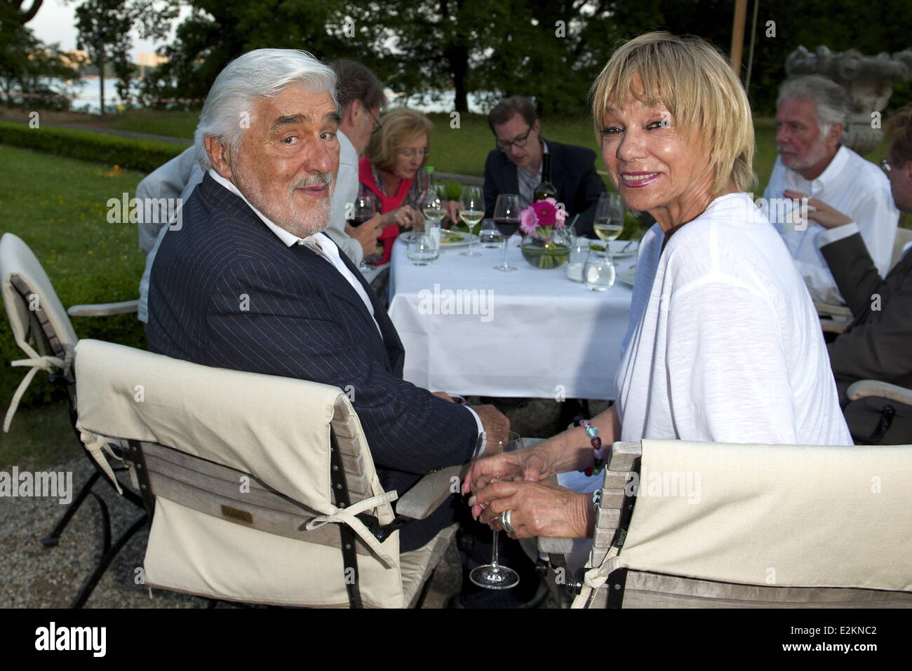 Mario Adorf and Judy Winter at Semi-Final Round of Judging EMMY Awards ...