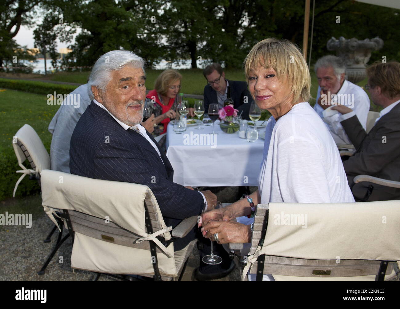 Mario Adorf and Judy Winter at Semi-Final Round of Judging EMMY Awards ...