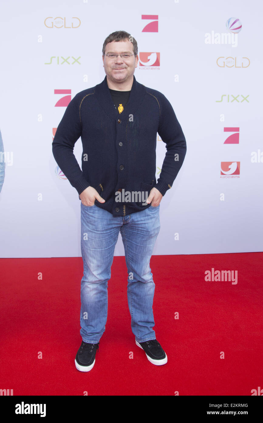 Elton at German TV ProSieben 2013/2014 season presentation at Hamburg ...