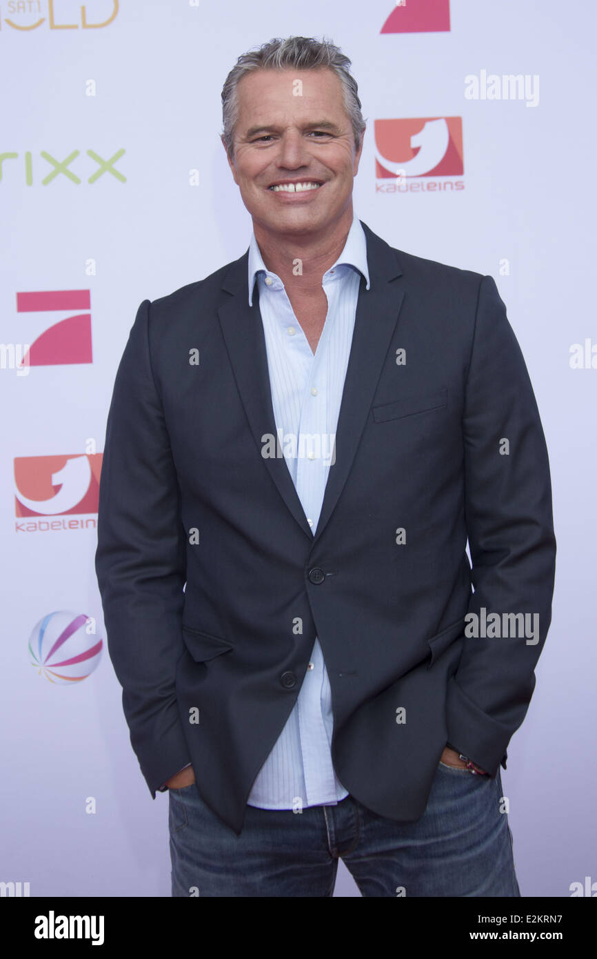 Jan Stecker at German TV ProSieben 2013/2014 season presentation at ...