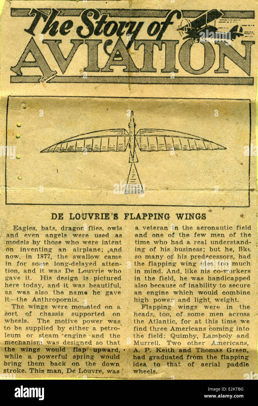 Alexander Perkins Keith, an inventor from the late 19th century ...